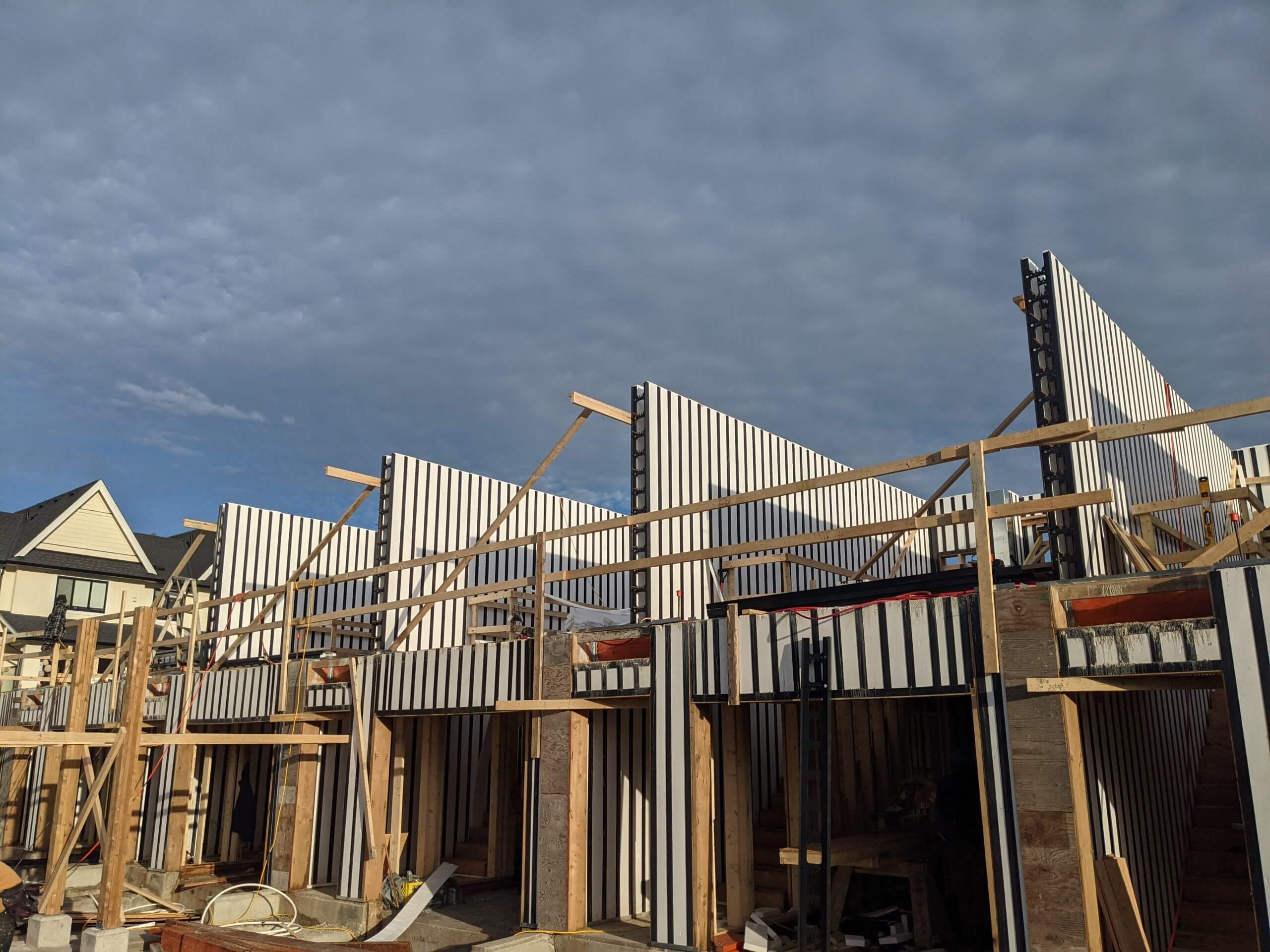 Townhome Development - Hobbs Vertical ICF Wall System