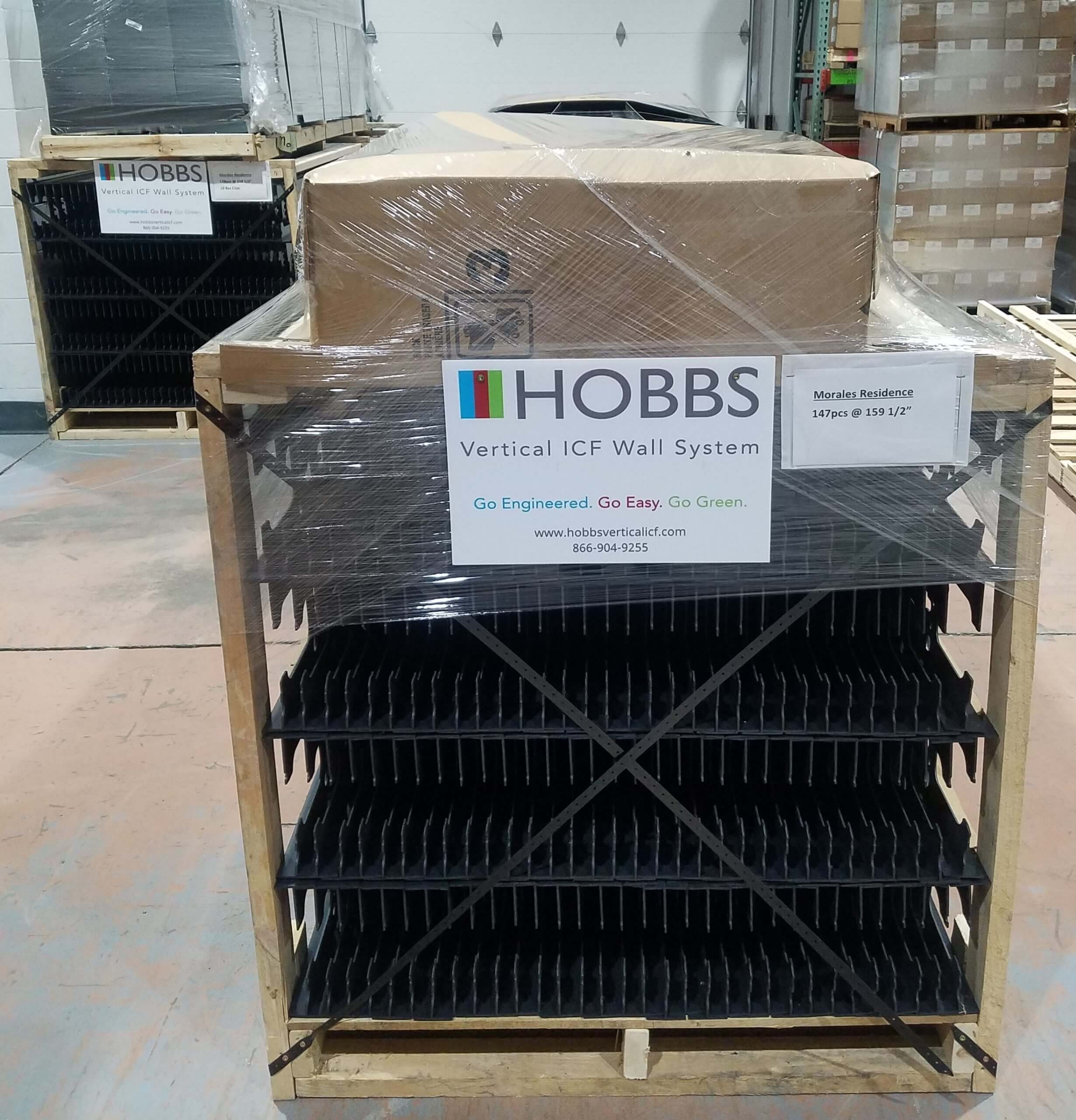 The Hobbs Vertical ICF Wall System Components